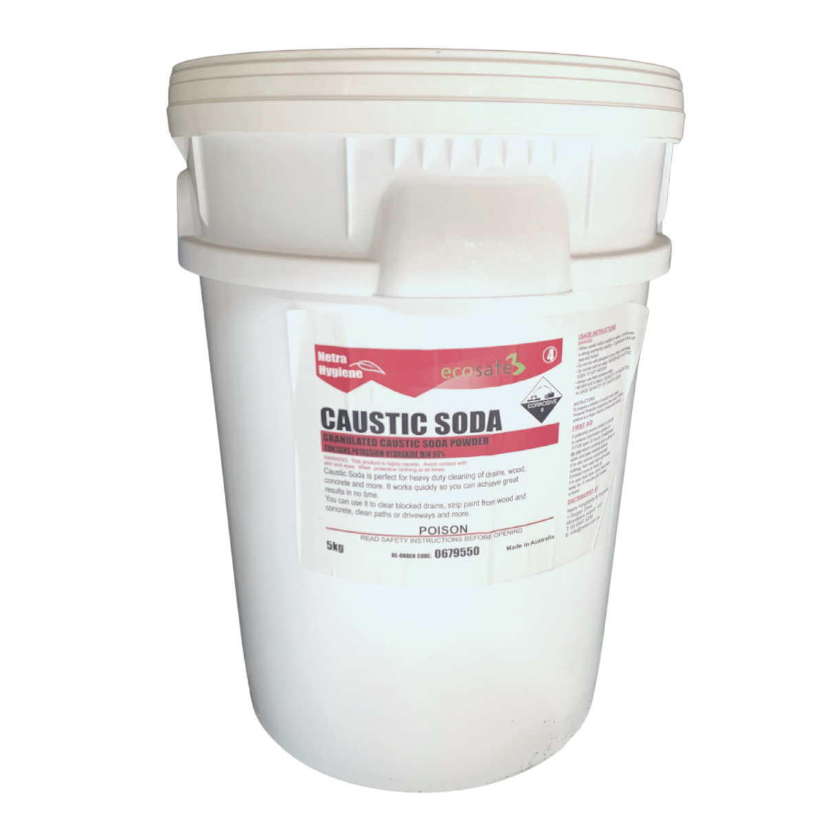 Caustic Soda 20kg - Byars Packaging
