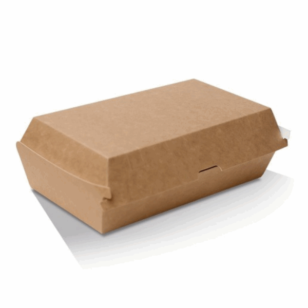 Snack Box - Kraft/White - Large - Byars Packaging