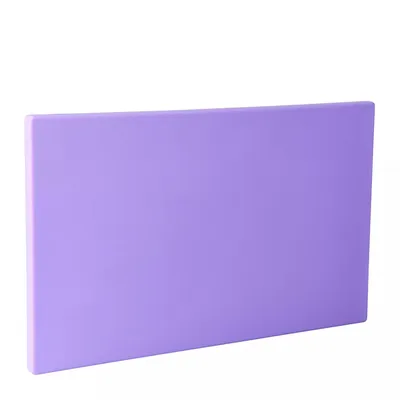 Cutting Board Purple PE (Allergy) - 380mm x 510mm x 18mm - Byars Packaging